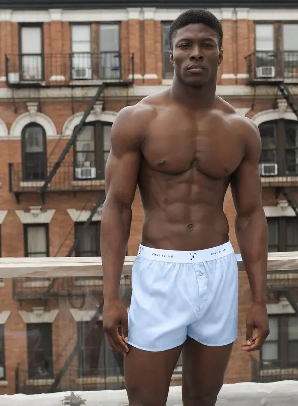 FLEUR DU MAL Boxer Short - Ice