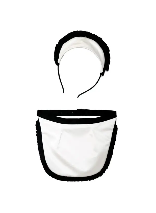 Fleur Du Mal French Maid Set - White
