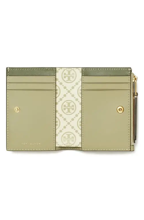 Tory Burch T Monogram Embossed Leather Bifold Wallet
