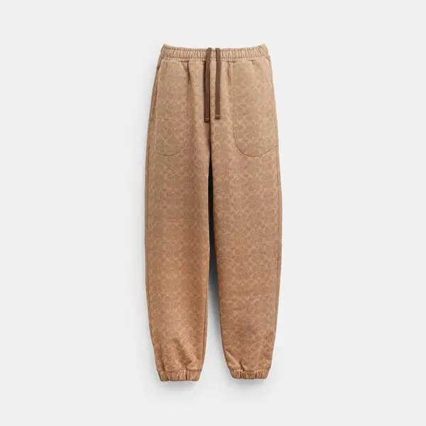 COACH Signature Joggers - Tan Signature