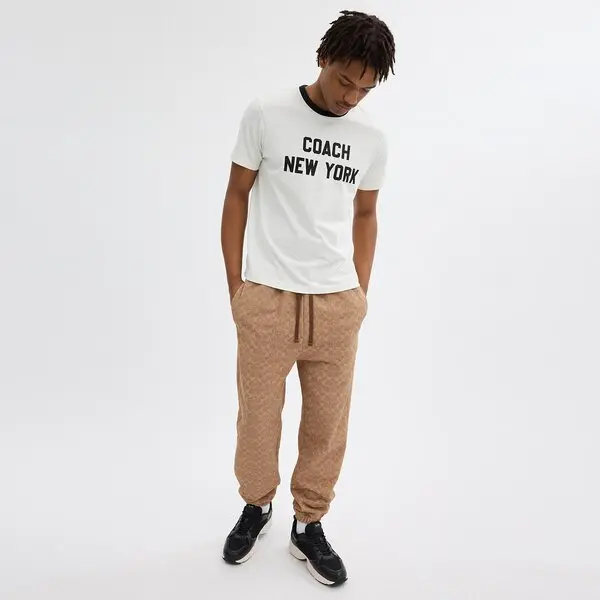 COACH Signature Joggers - Tan Signature