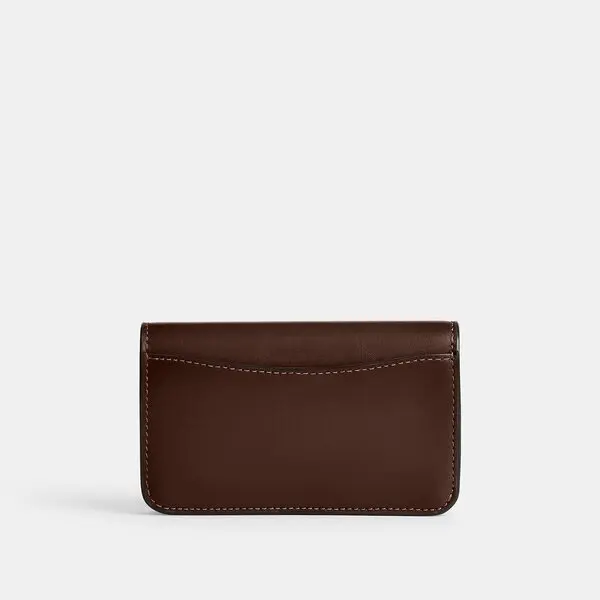 COACH Essential Slim Card Case - Brass/maple