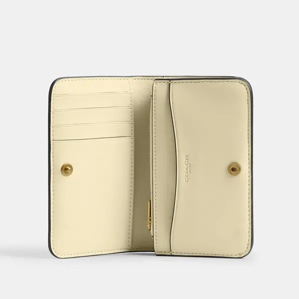 COACH Essential Slim Card Case - Brass/moonlight