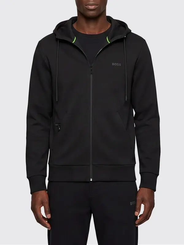BOSS Full Zip Sweatshirt - Black