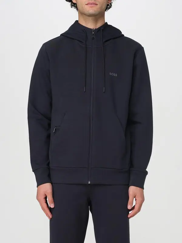 BOSS Full Zip Sweatshirt - Blue