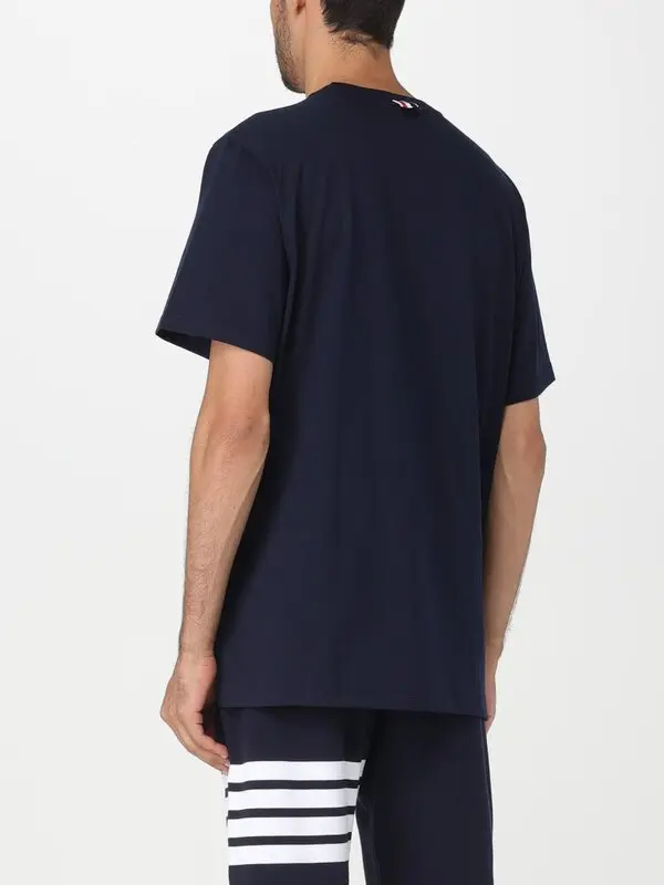 Thom Browne Cotton T-shirt - Navy