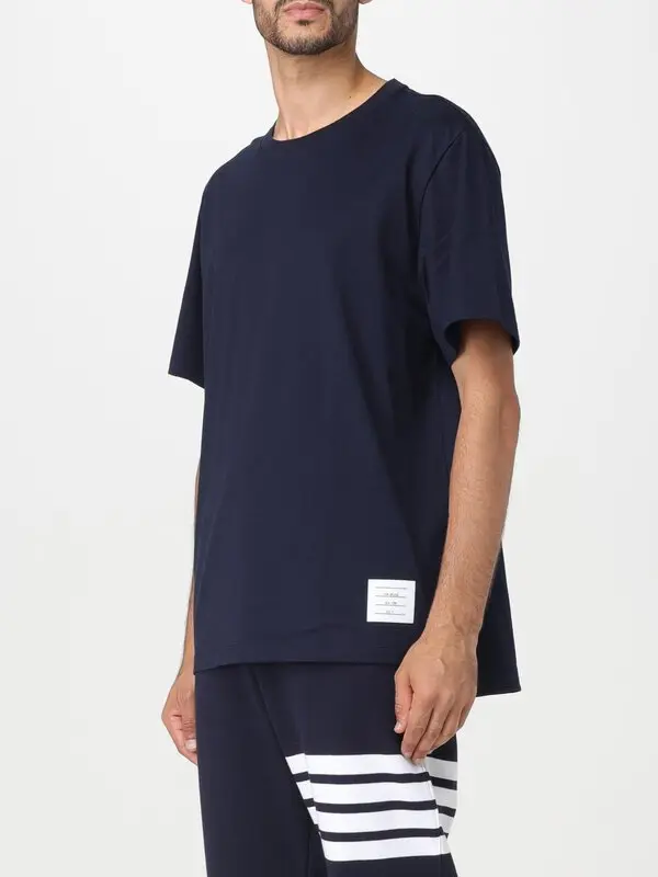 Thom Browne Cotton T-shirt - Navy