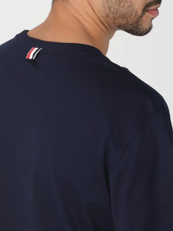 Thom Browne Cotton T-shirt - Navy