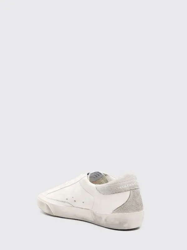 GOLDEN GOOSE Low-top Leather And Suede Lace-up Sneakers With Distressed Design