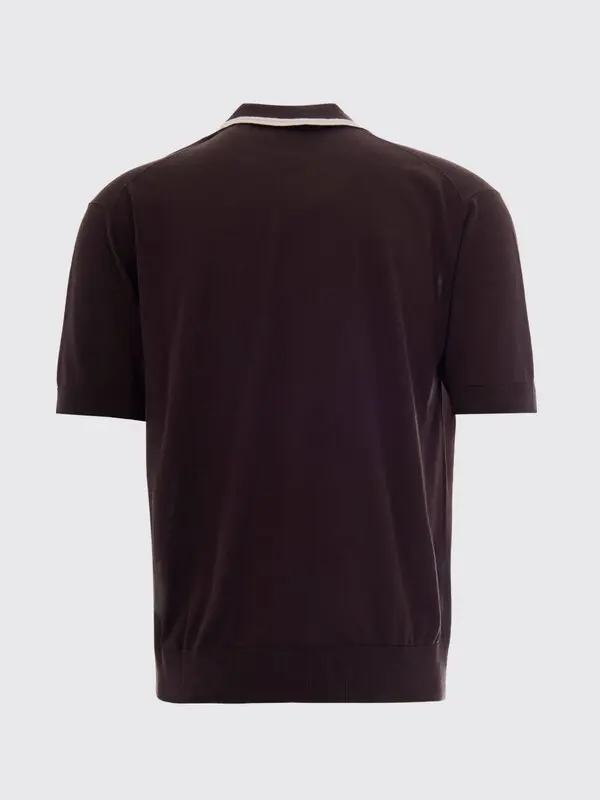 PAOLO PECORA Polo Shirt - Brown