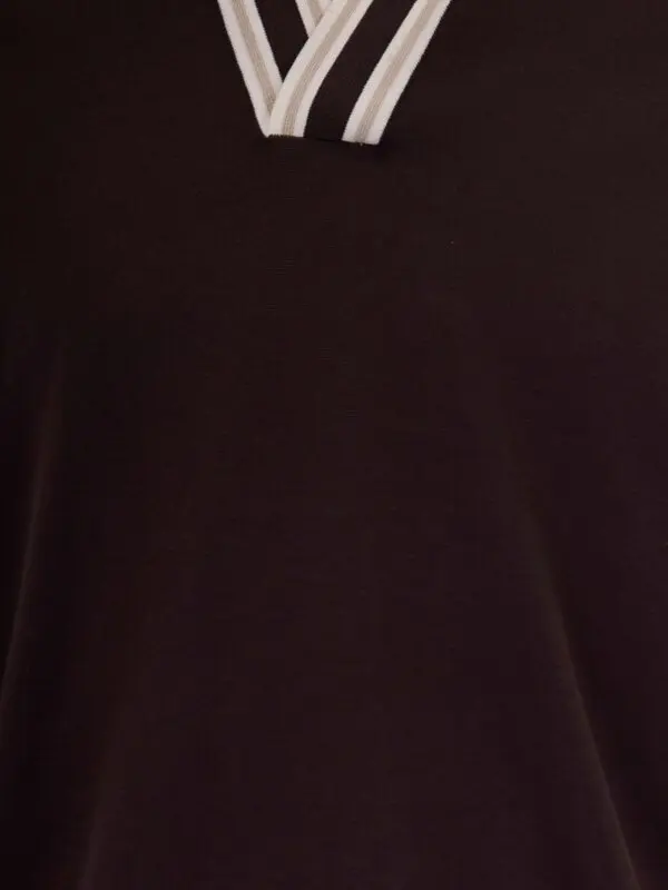 PAOLO PECORA Polo Shirt - Brown