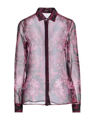 Versace Floral-print Silk Shirt