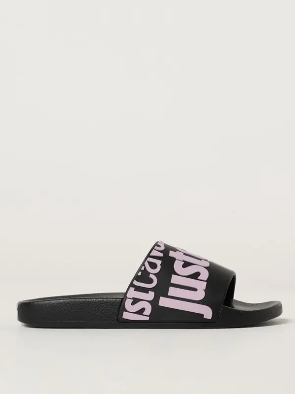 Just Cavalli Flat Sandal - Black
