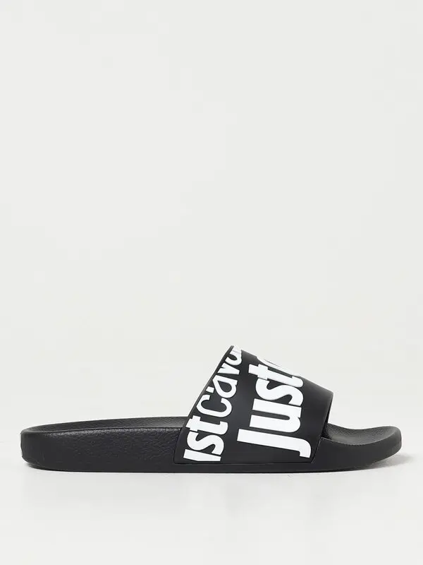 Just Cavalli Logo Slides - Black
