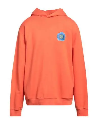 Marni Cotton French Terry Hoodie With Logo - Orange