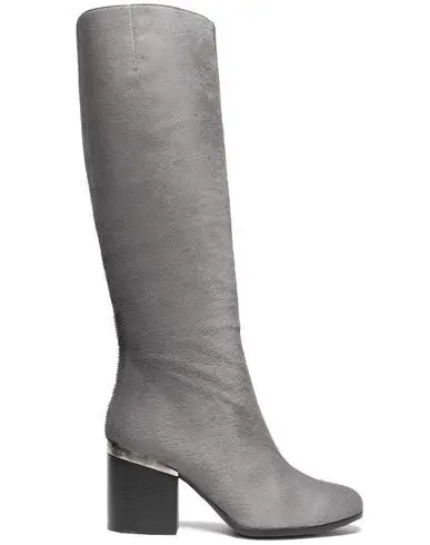 Hogan Leather Boots - Grey