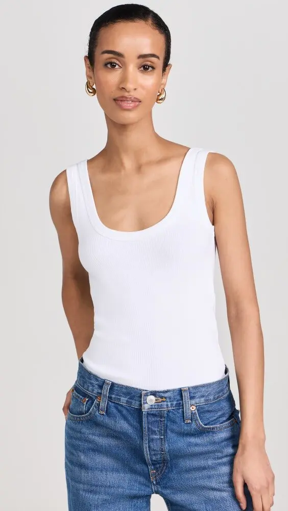 Sold Out NYC Scoop It Up Tank - White