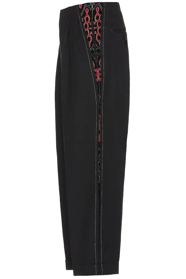 Wacko Maria Wolf'S Head Rockabilly Pant In Black - 81% Off