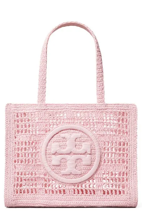 Tory Burch Ella Small Hand Crochet Tote - Rosette