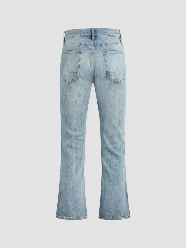 Hudson Jeans Walker Distressed Stretch Flare Jeans - Resort