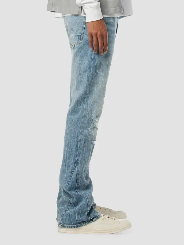 Hudson Jeans Walker Distressed Stretch Flare Jeans - Resort