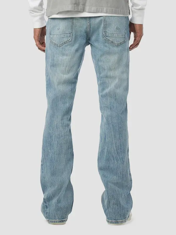 Hudson Jeans Walker Distressed Stretch Flare Jeans - Resort