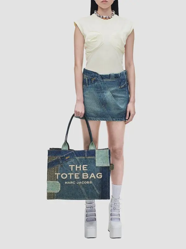 Marc Jacobs The Deconstructed Tote Bag - Denim