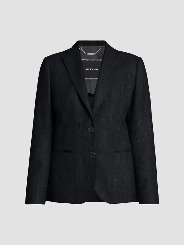 Kiton Wool Single-breasted Blazer