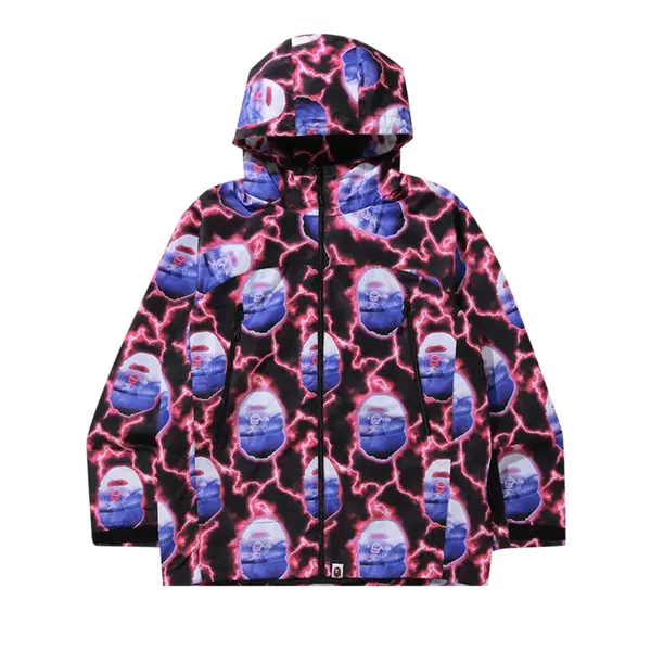 A BATHING APE Lightning Hooded Jacket