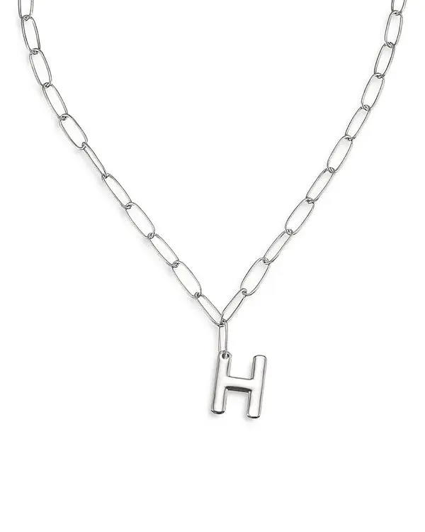 Ettika Initial Pendant Necklace - H