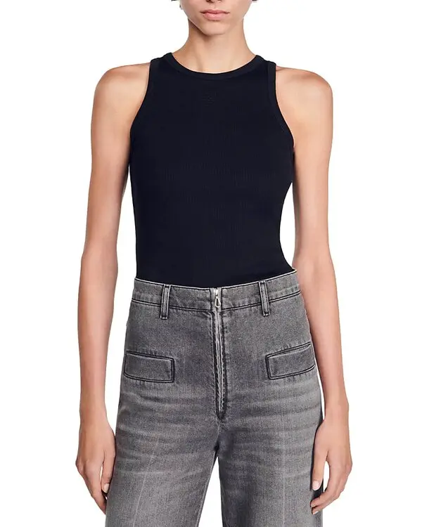 Sandro Basics Tank Top - Black