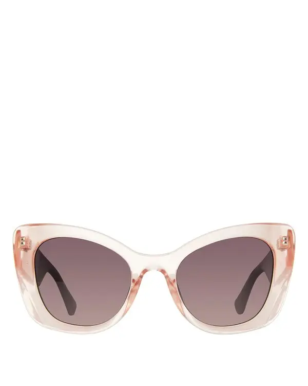 Kurt Geiger Purple and Brown Cat-Eye Sunglasses Kurt Geiger London: Women main image 4