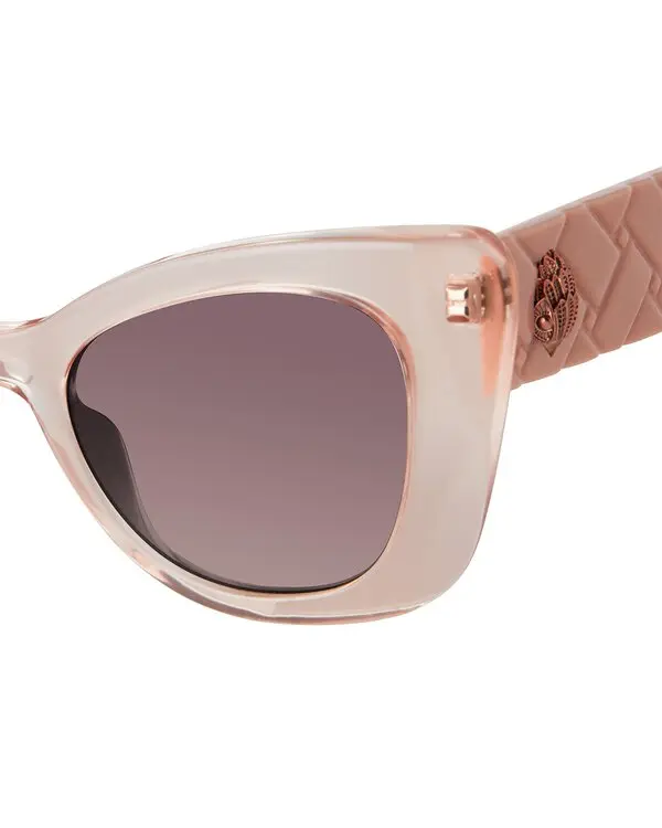 Kurt Geiger Cat Eye Sunglasses, 52mm - Pink/Purple Gradient  display picture 3