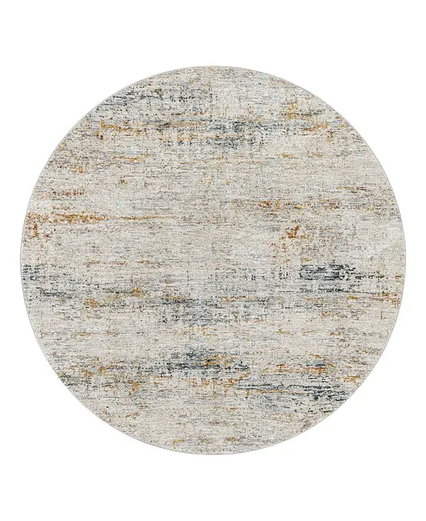 Livabliss Laila Laa-2308 Round Area Rug, 5'3 X 5'3 - Gray