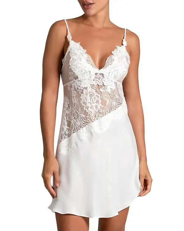 IN BLOOM BY JONQUIL Marry Me Satin & Lace Chemise - Ivory