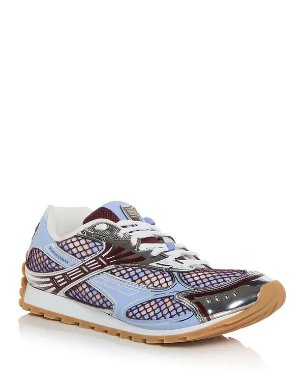 Bottega Veneta Orbit Low Top Sneakers - Blue Multi