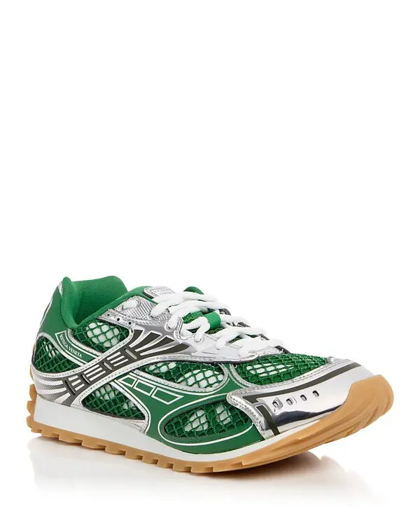 Bottega Veneta Orbit Low Top Sneakers - Palm