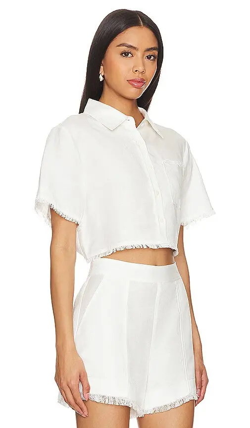 Simkhai Solange Cropped Shirt