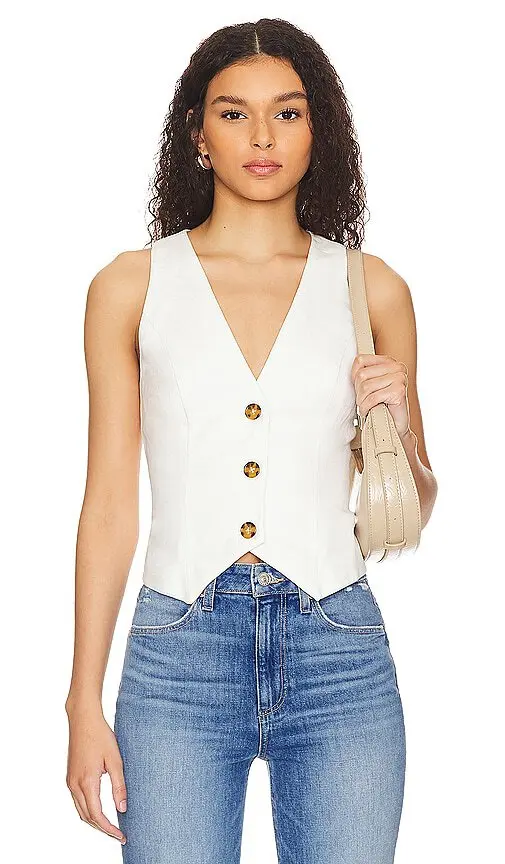 LOVERS AND FRIENDS Asa Vest - Ivory