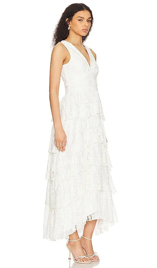 1.State Cascading Ruffle Maxi Dress