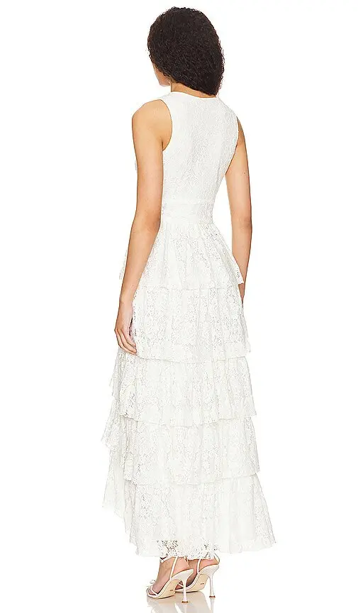 1.State Cascading Ruffle Maxi Dress