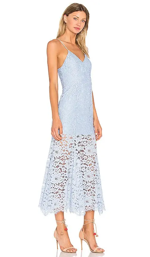 Nbd Brielle Lace Midi Dress