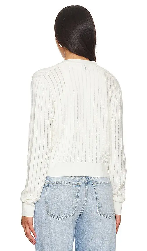 ANINE BING Hazel Cardigan In Cream