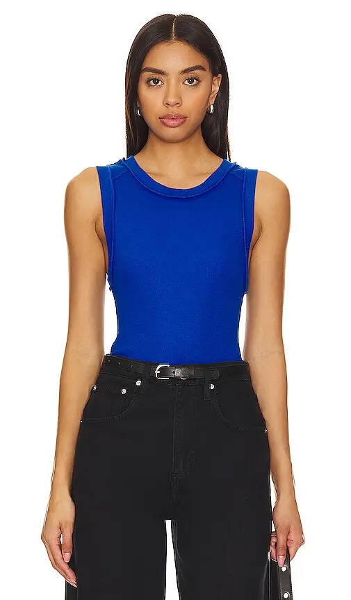 Free People X We The Free Kate Tee In Blue