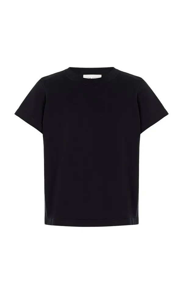HIGH SPORT Raff Cotton-blend Knit T-shirt - Black