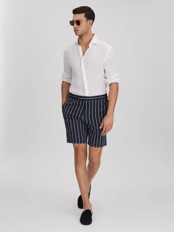 REISS Lake Striped Shorts