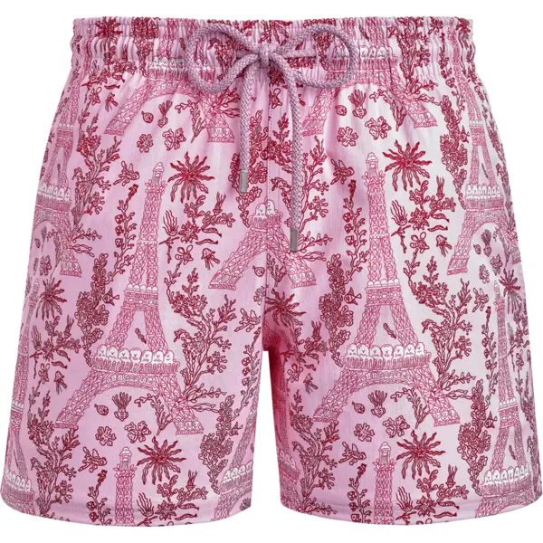 Vilebrequin Stretch Swim Trunks Poulpes Eiffel Swimming Trunk Moorise