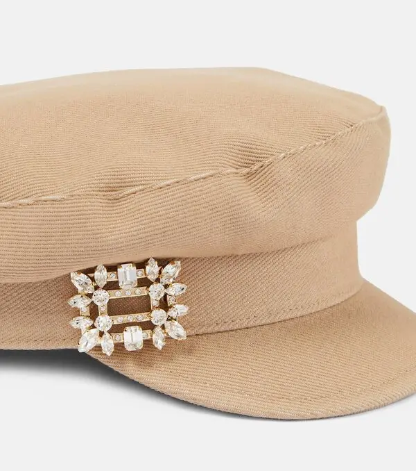ROGER VIVIER Broche Vivier Newsboy Cap