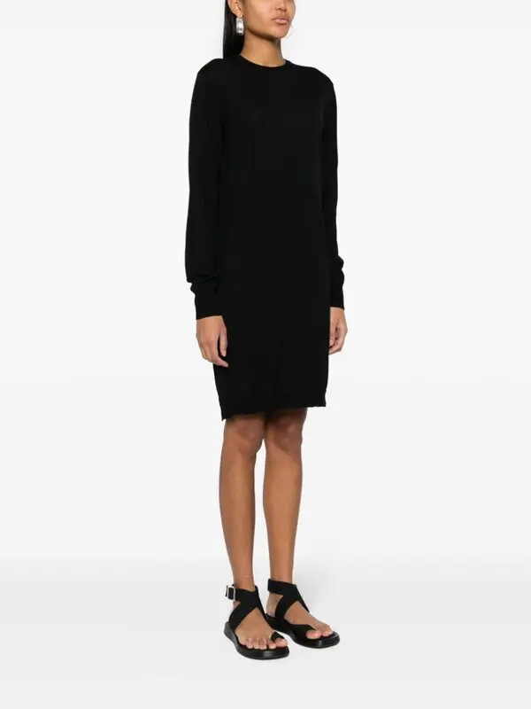 Fabiana Filippi Knitted Wool Dress - Black