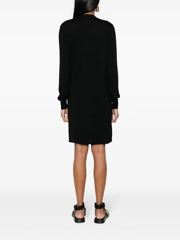Fabiana Filippi Knitted Wool Dress - Black